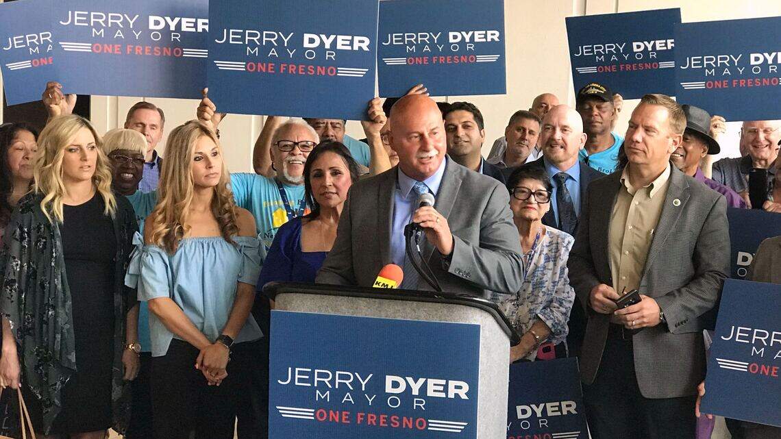 Fresno Police Chief Jerry Dyer announces run for mayor. | Fresno Bee