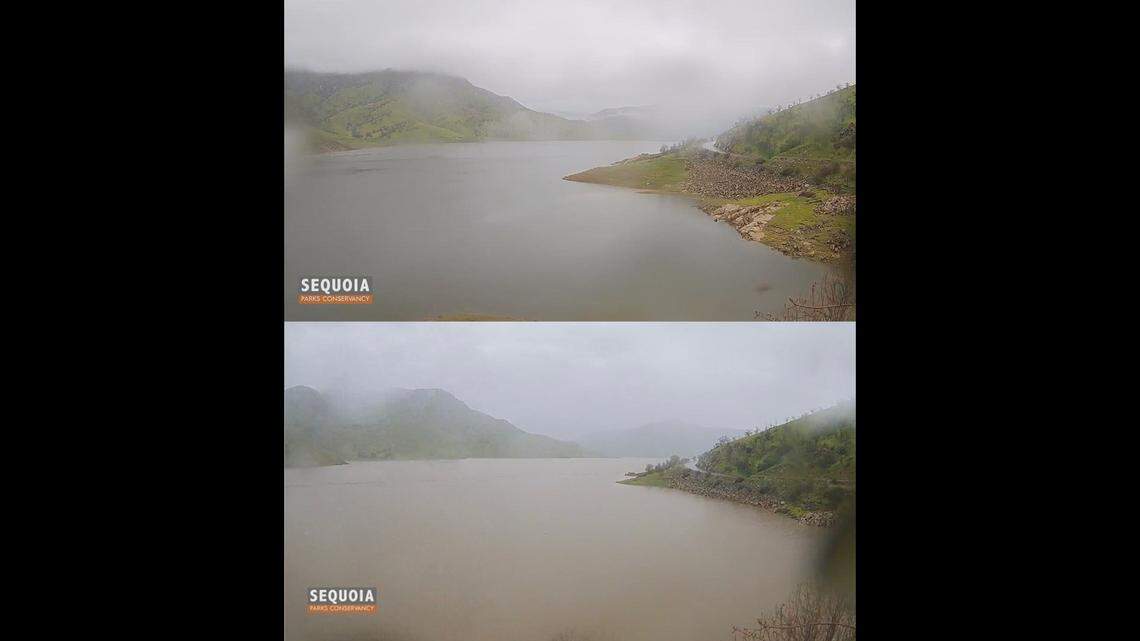 Lake Kaweah CA spillway releasing water. May cause floods | Fresno Bee