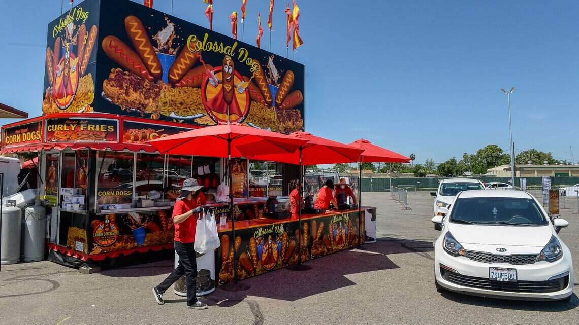 Fresno CA fair drive thru: Food, cinnamon rolls, live music | Fresno Bee